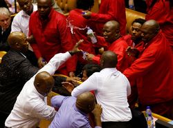 Malema bodyguards helped EFF leader in Parliament brawl – ANC ...