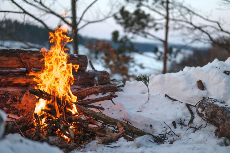 Police urge the public to exercise safety tips around fire during icy ...