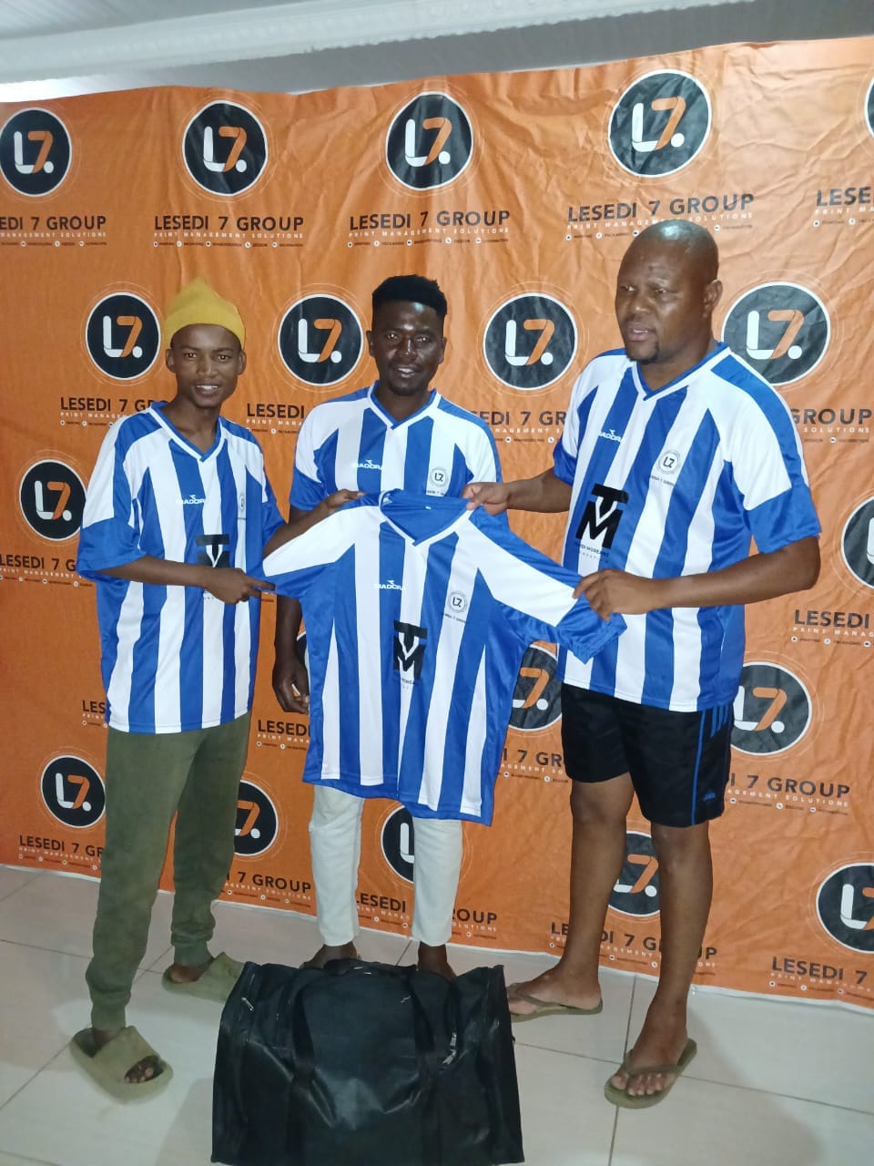 Mokgareng football club receives new soccer kit ahead of Top 8 ...
