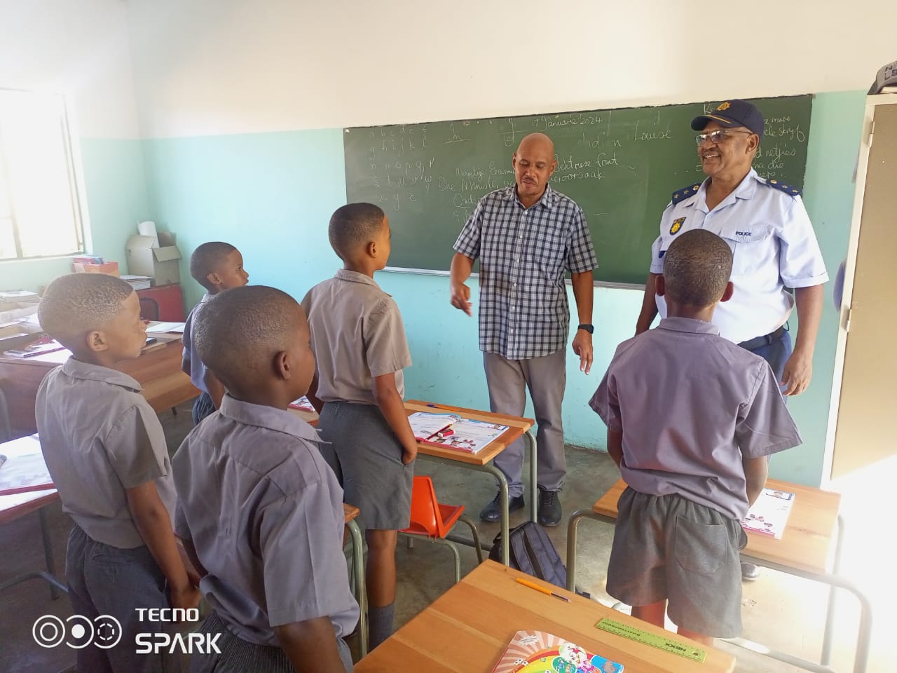 Police educate parents and learners about school safety during ...