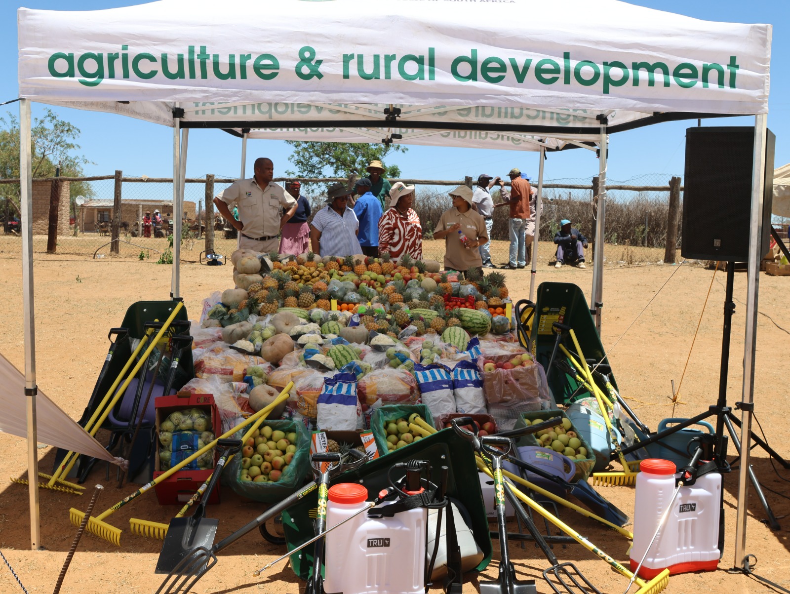 200 households receive food parcels | The Guardian