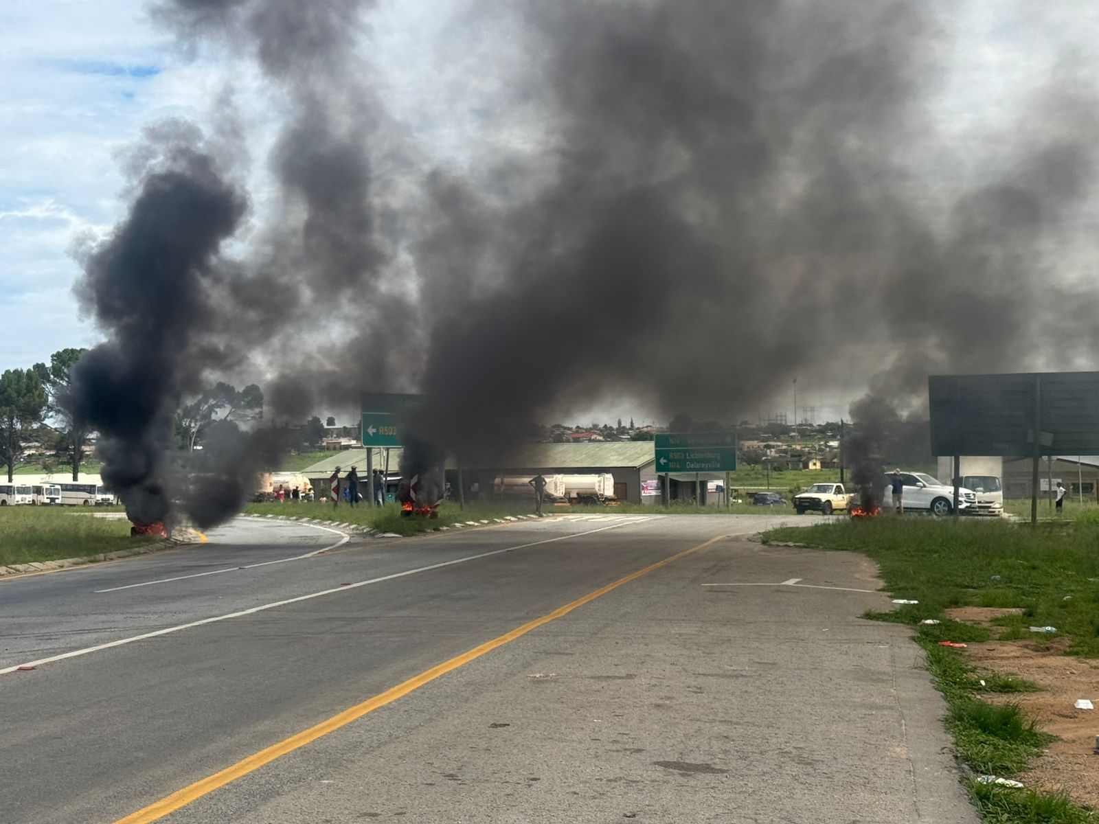 Residents embark on protest over lack of water | The Guardian
