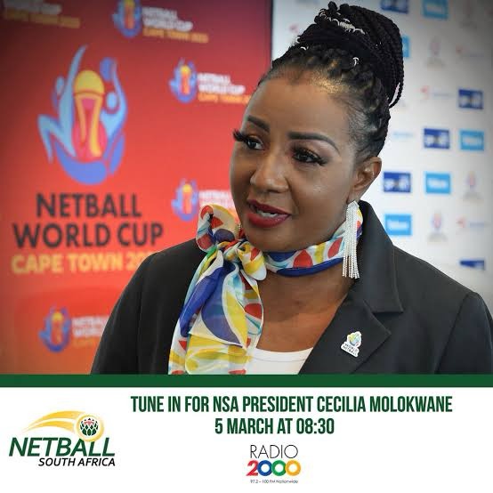 World Netball places Netball South Africa president, Cecilia Molokwane ...